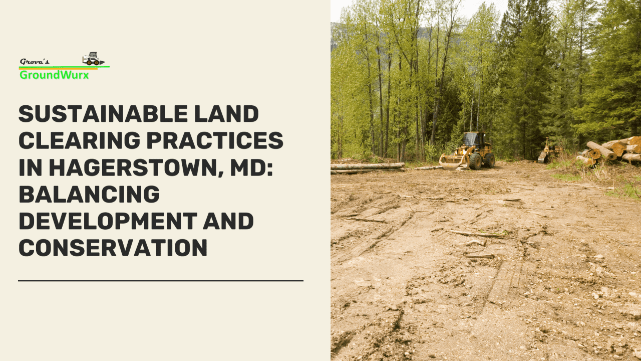 Sustainable Land Clearing Practices in Hagerstown, MD